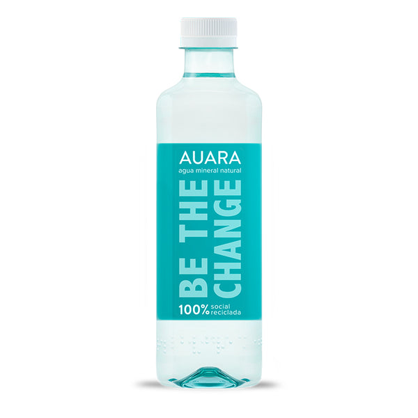 AUARA Agua pack 24 botellas 100% material reciclado r-PET de 501 ml ...
